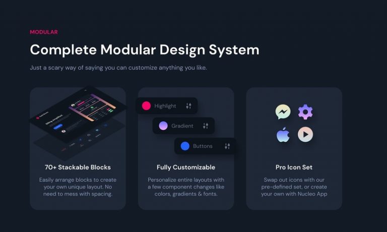 SaaS Blocks — UI Kit для лендингов стартапов из 70 блоков, формат Figma ...