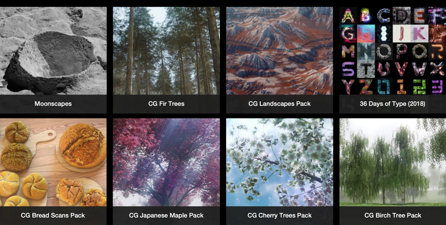 Подборка сайтов с бесплатными 3D-моделями, PBR-текстурами, HDRI-картами ...