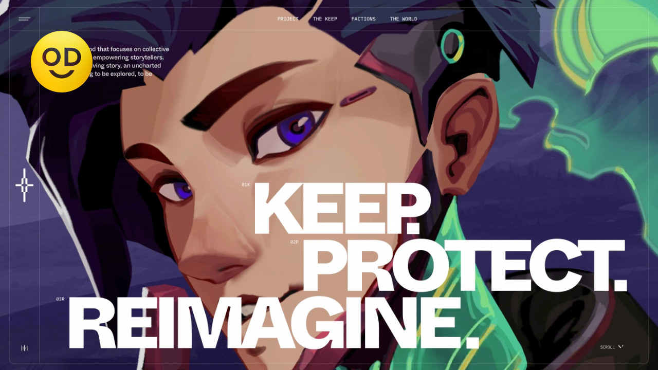 Промосайт NFT-коллекции KPR Verse — Оди. О дизайне
