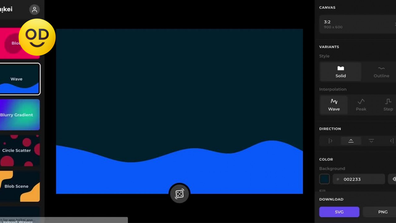 Haikei — веб-приложение для быстрого создания уникальных SVG-форм, фонов и узоров — Оди. О дизайне