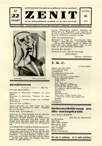 Коллекция обложек авангардного журнала Зенит — Оди. О дизайне